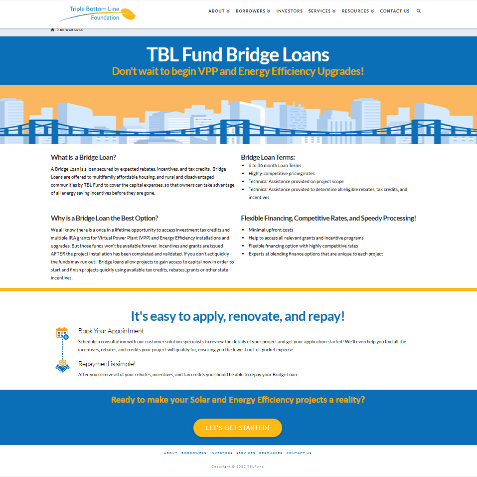 Bridge Loan Campaign – Jacqueline Willoughby